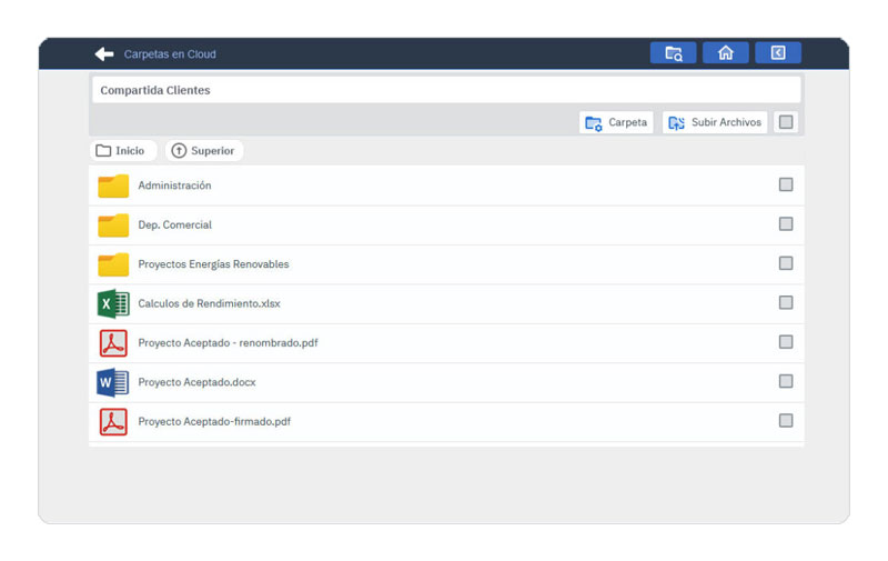 La web como portal de documentos para clientes