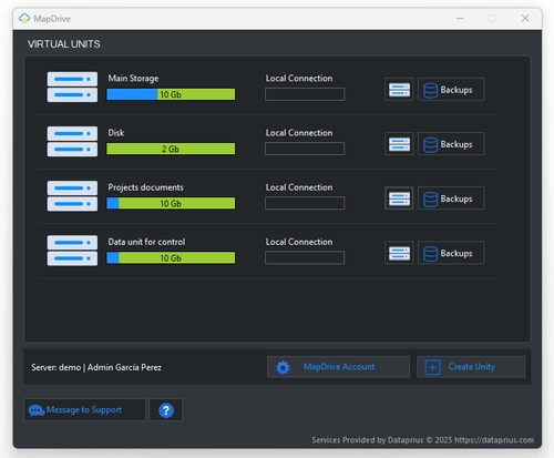 MapDrive | Network drive mapping in the Cloud